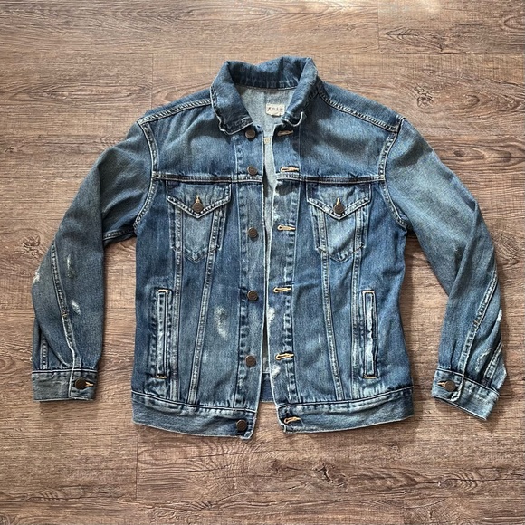 Able | Jackets & Coats | Able Lightly Distressed Denim Jacket In Size S ...
